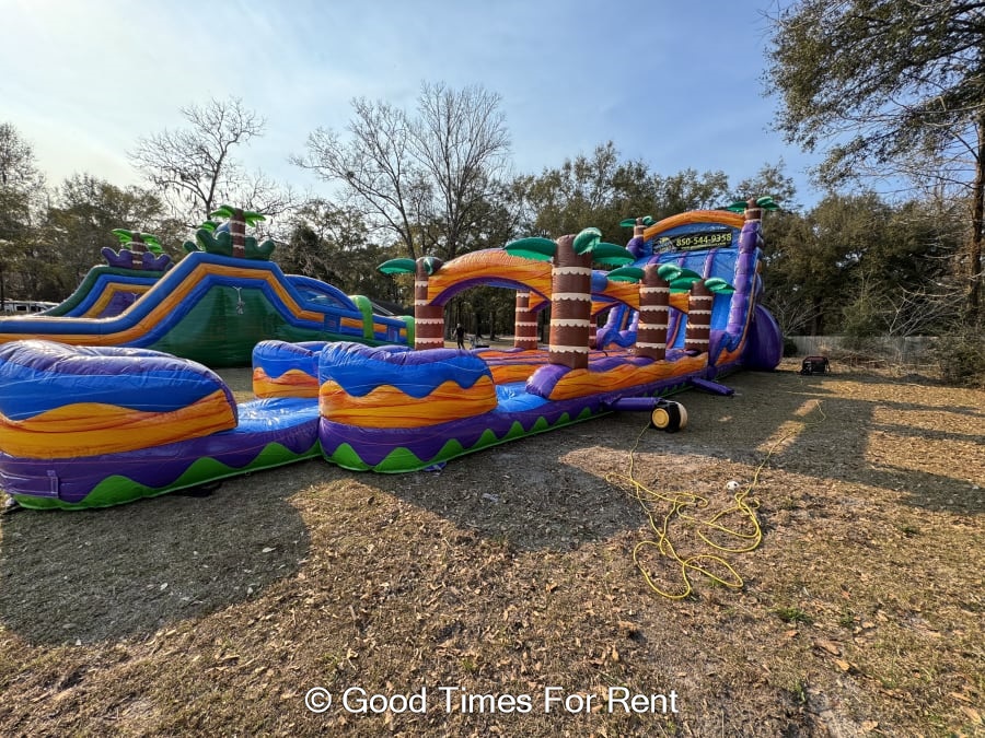 Thrilling Triple Lane Waterslide Rental: Book Your Splashy Adventure N