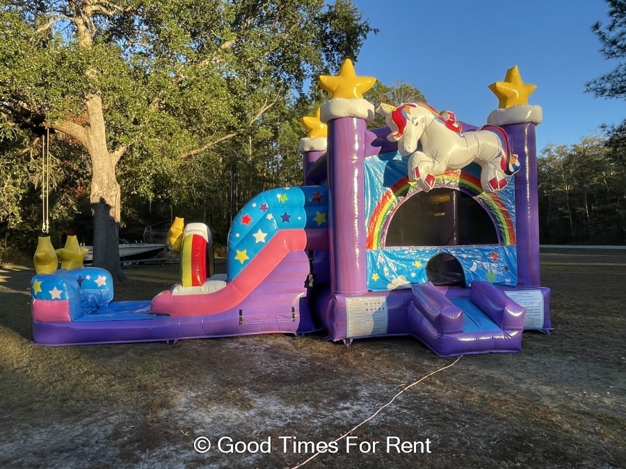 "Unleash Enchanting Fun: Experience the Unicorn Bounce House Combo To